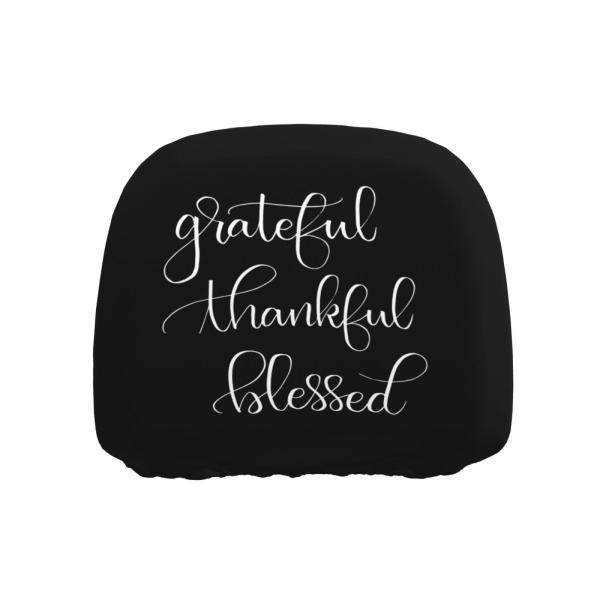 商品名:  OJANIPREL Grateful Thankful Blessed Car headrest Covers Soft and Breathable car headrest Protectors fit Most Cars,...