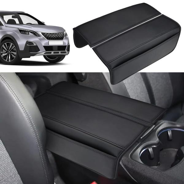 商品名: WshhUO Coche Reposabrazos Fundas para Peugeot 3008 5008 2017 2018 2019 2020 2021 2022,Funda Cubierta Protectora Caj...