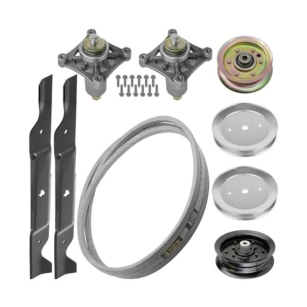 商品名:  Caltric 46" Deck Spindles Blade Belt Pulley Kit Compatible with Husqvarna YTH20K46 YTH22V46 YTH21K46 YT3000 YTH224...