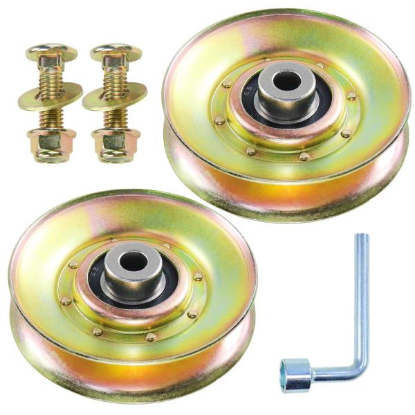 商品名: NIDAIFEI 532139245 組み立てツールキット付きアイドラープーリーは、Craftsman 139245 139145 127783 532106298 532127783 Husqvarna LT120 LT131 ...
