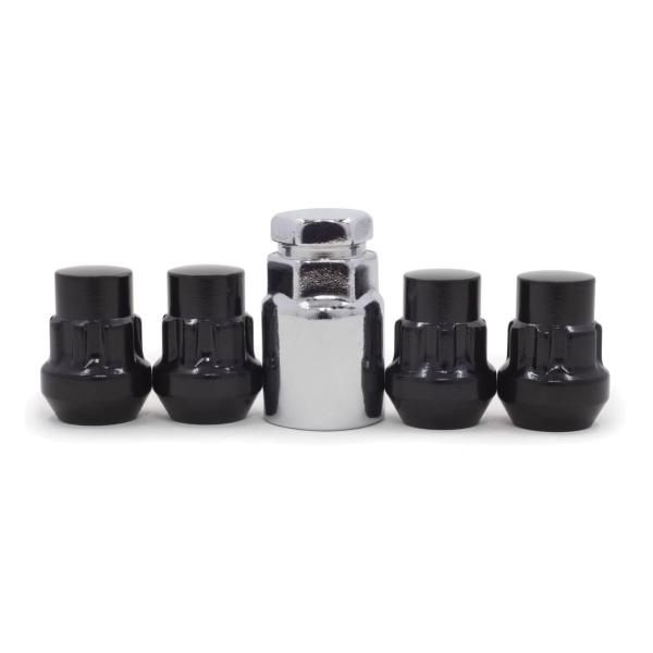 商品名:  BQPMDBD Front and Rear Left Driver and Right Passenger Side Black Bulge Acorn Wheel Lock Left Passenger Driver Rig...