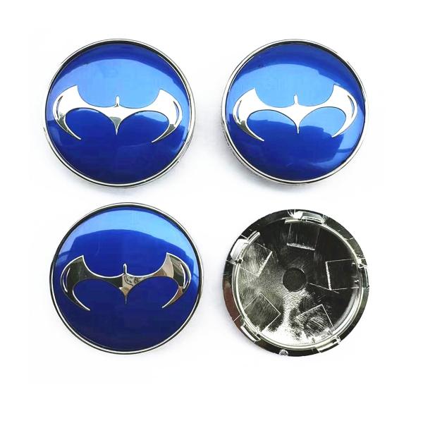 商品名:  4X 60mm Blue for Batman Dark Knight Car Wheel Center Hub Cap Badge Emblem Sticker (Blue for Batman)ブランド: RHaAdu高さ:...