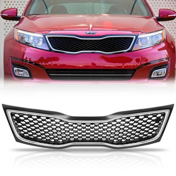 商品名: グリルグリル 2014 2015 オプティマ用 1個 OLDANI New [Upgraded] Front Grille for 2014 2015 Optima, Optima Bumper Hood Mesh Grill, ...