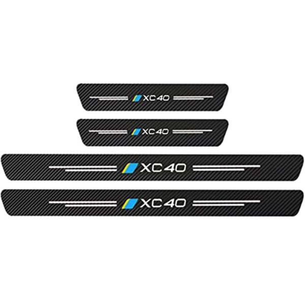 商品名:  LMSHGF 4 Pcs Car Door Sill Protector for Volvo XC40, Door Entry Guard Stickers Carbon Fiber Car Door Threshold Pro...