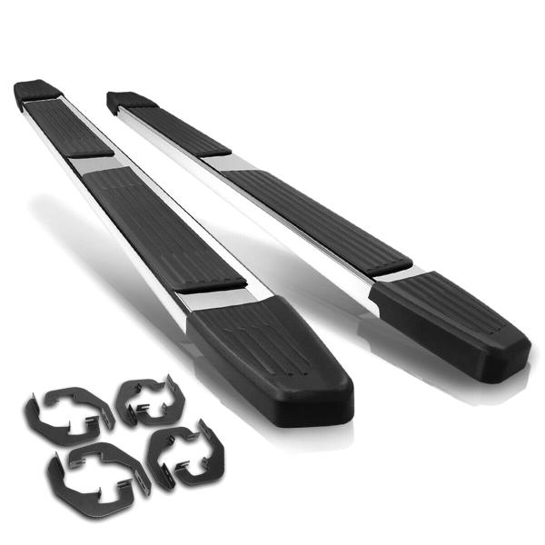 商品名:  NETSMALL 2pcs 6" Step Bars Flat Running Board Front Rear Left Driver Right Passenger Side Stainless Steel ABS Plas...