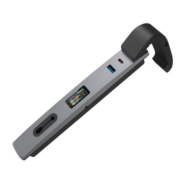 商品名: Tesla Model 3/Y USBハブ - センターコンソール高速充電アダプター 最大電力100W 隠しケーブル管理 IPSディスプレイ スマート配電 Tesla Model 3(2021-2023)用 &amp; Yアクセサ...