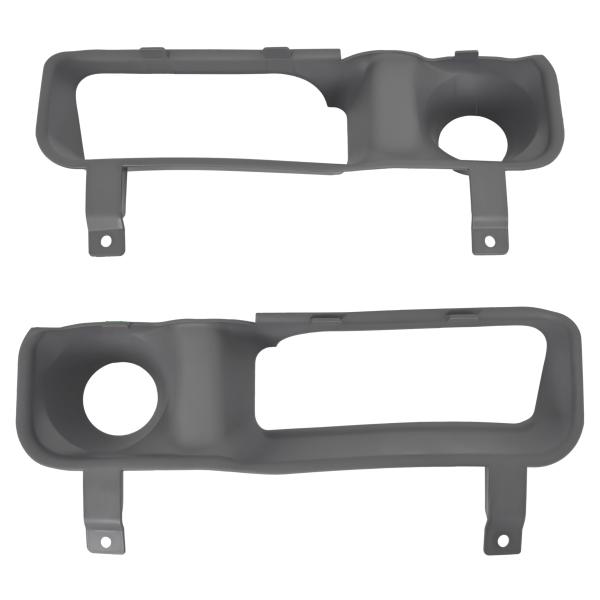 商品名:  HECASA Fog Light Bezel Pair Compatible with 1994-2002 Dodge Ram 1500 2500 3500 Replacement for 55076600 CH1039101 ...