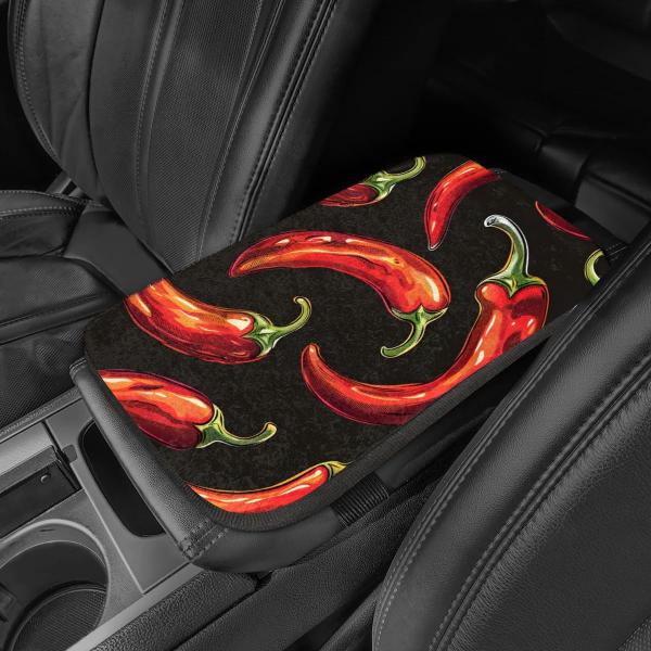 商品名:  Honeybaby Car Console Covers Hot Chili Peppers Soft Center Console Cover Stylish Car Accessories Interior Universa...
