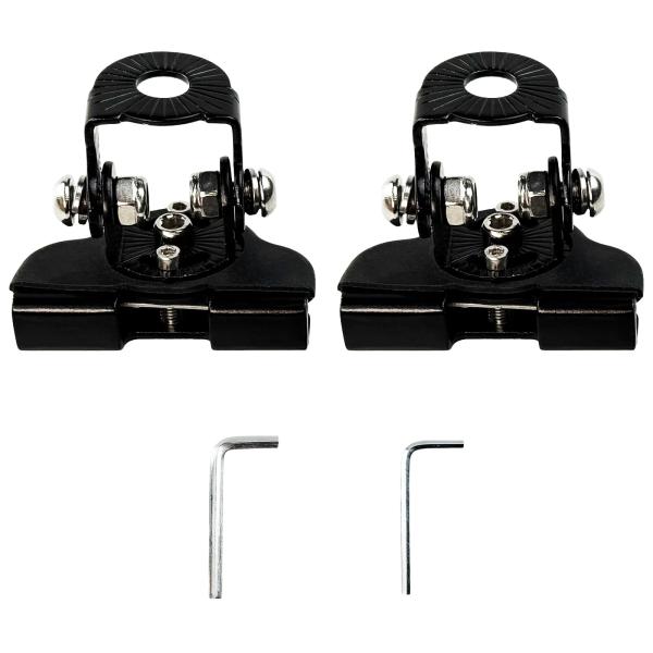 商品名:  2PCS LED Hood Light Mounts, Adjustable LED Light Bar Non-Destructive Fixing Bracket with Hex Wrench, Universal Hoo...