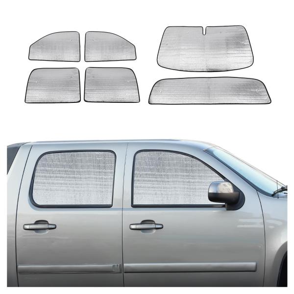 商品名: RT-TCZ フロントガラスサンシェード サンシェード ヒートシールド ウィンドウサンバイザーマット シボレー アバランチ 2007-2013用 6個 RT-TCZ Windshield Sunshade Sun Shade He...