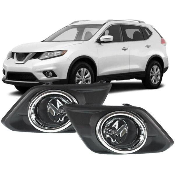 商品名:  Partsmojo Fog Lights Lamps Kit Fit for N1SSAN Rogue 2014-2016 Bumper Fog Lights Covers+ Harness Wires &amp; Switch...