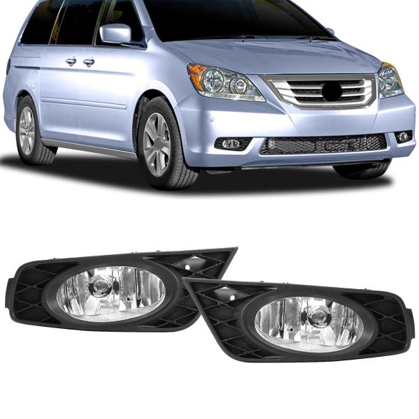 商品名:  Partsmojo Fog Lights Lamps Kit Fit for H0NDA Odyssey 2008-2010 Bumper Fog Lights Covers+ Harness Wires &amp; Switc...