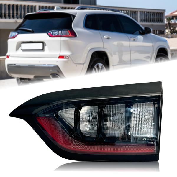 商品名:  Duolctrams LED Type Inner Tail Light Rear Brake Lamp Compatible for 2019-2021 Jeep Cherokee Right Passenger Sideブラ...
