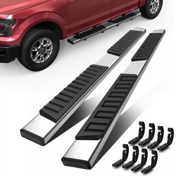 商品名:  MOSTPLUS 6 inches Running Boards Bar Nerf Bar Compatible for 2009-2014 Ford F150 F-150 Super Crew Cab Side Stepブラン...