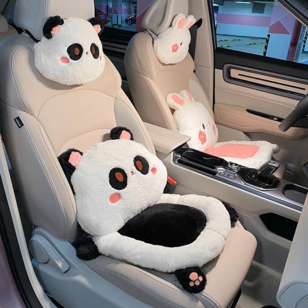商品名:  YISLEND Cartoon Car Seat Cushion Lumbar Support Pillow and Neck Pillow, Cute Car Seat Pillow Headrest Pillow Back ...