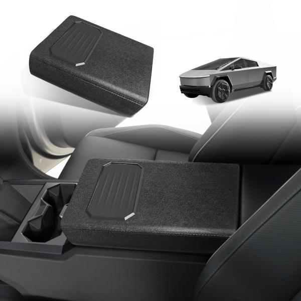 商品名:  BestEvMod Center Console Armrest Pad Cover Compatible with Tesla Cybertruck 2023 2024 2025 Accessories TPE Materia...