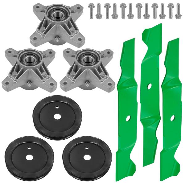 商品名:  Caltric 918-04426 756-3096 54" Deck Spindle &amp; Pulley Compatible with Cub Cadet SLT1554 GT2554ブランド: Caltric商品番号...