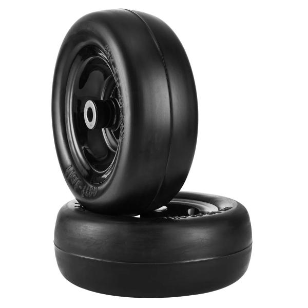 商品名:  Set of 2 Turf Tires 11x4-7" Compatible Tubeless Tractor Tires, Flat-free PU Tire, 3.4" Centered Hub, 3/4" Bushing ...