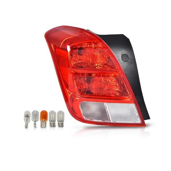 商品名:  G-PLUS Tail Light Assembly Rear Brake Lamp W/Bulbs Compatible with Chevy Trax 2013-2016/LS 2017-201,Red Lens Chrom...
