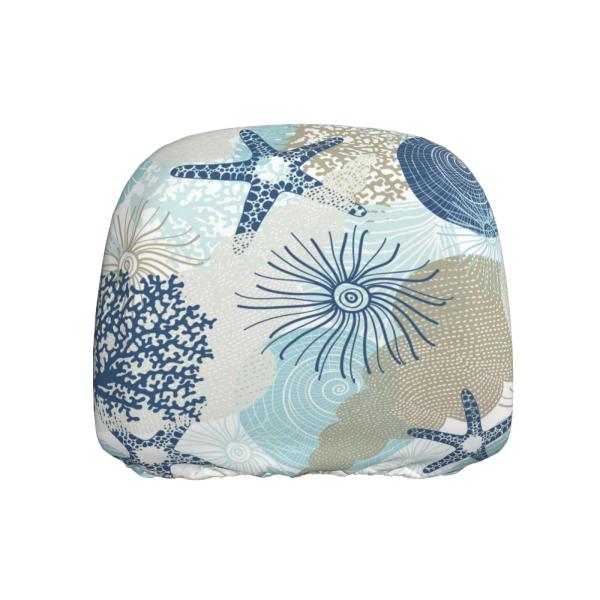 商品名:  Xiso Ver Algae Corals and Seashells Car Headrest Covers 1 PCS Soft Car Seat Head Rest Cover Protector Universal He...