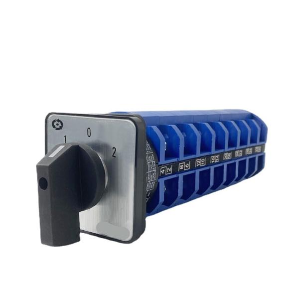 商品名:  GYACWQZO 63A 6 Poles Cam Switch Changeover Rotary Combination Knob Master Control Circuit 1-0-2 Position YMW26 LW2...