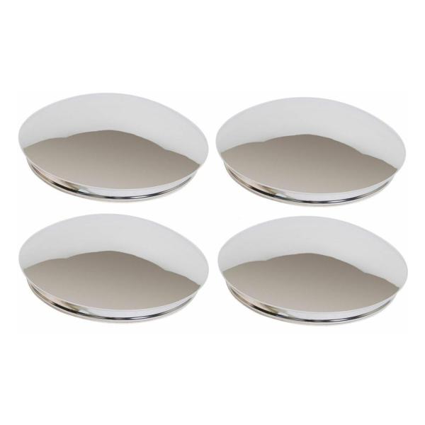 商品名:  ARCOSUCU 4 7.5" Chrome Baby Wheel Center Caps Fits Smoothie Wheel 8" Outer Stainless Steel Construction 899010A 10...