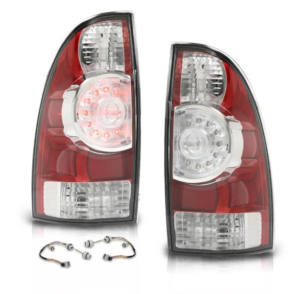 商品名:  PIT66 LED Tail Lights Assembly, Compatible with Toyota Tacoma 2005-2015 Rear Tail Lamp Left Driver And Right Passe...