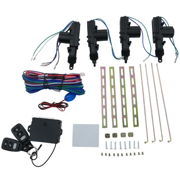 商品名:  REVOTUNE Universal 4PCS Car Power Door Lock Actuator Kit with 2 Remote Controls 12V Keyless Entry System for Centr...