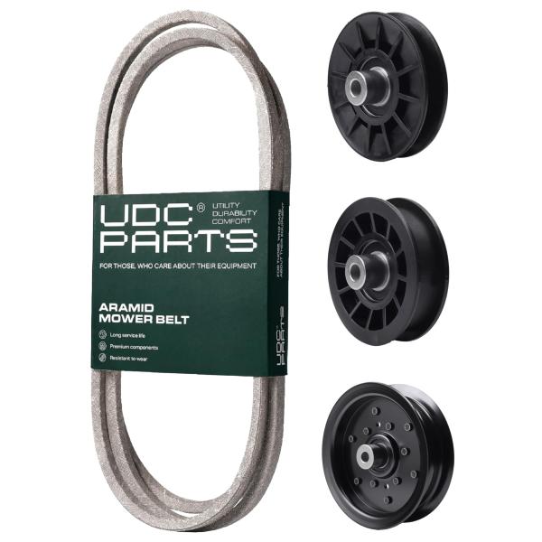 商品名:  UDC Parts Mower Kit/Belt 130969 + Pulley 532194326 + Pulley 532196106 + Pulley 532194327 / Fits Husqvarna 2146XLS ...