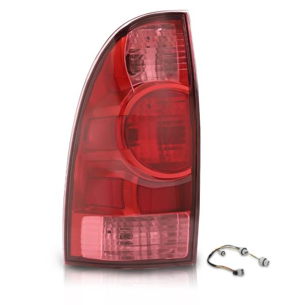 商品名:  PIT66 Tail Light Taillight Assembly w/o Bulbs Compatible with Toyota Tacoma 2005-2015 Red Lens Driver Side Rear Br...