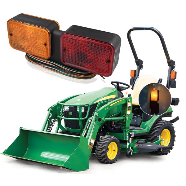 商品名:  KDM LED Right Tail Lights for John Deere Tractor 1025R,4-In-1 Turn Signal Brake Reverse Warning Lamps Kits,Direct ...