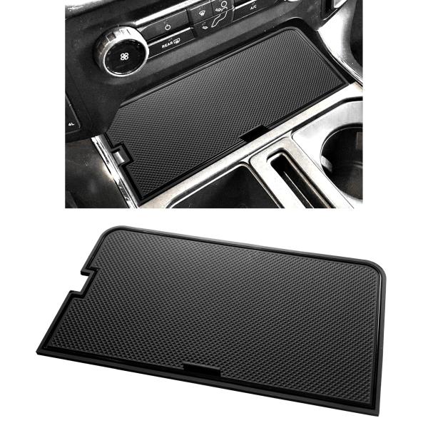 商品名: センターコンソールコンパートメントカバー Ford F150 2021-2024 2025/Lightning XLT 2022-2024 隠しパネル シークレットポケット蓋 USBホール インテリアアクセサリー(シフター前のオー...