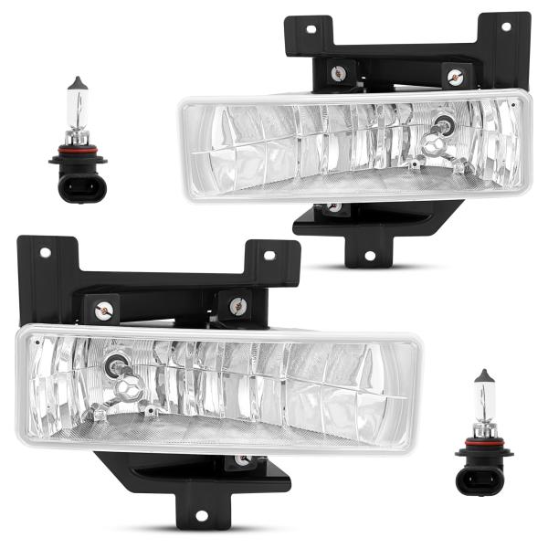 商品名:  HECASA Pair Fog Light w/Bulb Compatible with 1997 1998 Ford F150 F250 Expedition Pickup Truck Replacement for FO25...