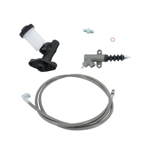 商品名:  labwork Master and Slave Cylinder and Stainless Clutch Line Kit Replacement for Mazda Miata 1990-2005 MC229 SC825ブ...