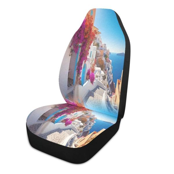 商品名:  KEEPREAL 360° Romantic Villagecore Car Seat Covers Full Set - 1 Pack Elastic &amp; Breathable Protective Cushion U...