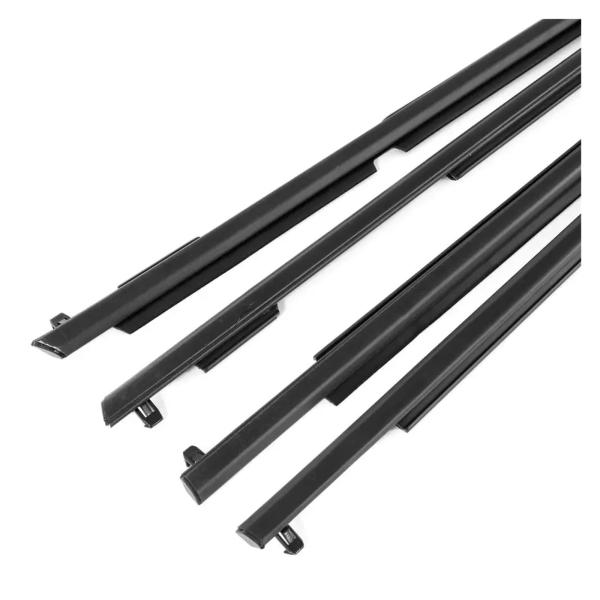 商品名:  4Pcs Car Front &amp; Rear Outer Window Glass Seal Belt Trim Sealing Strips Rubber Weatherstrip Compatible For Toyo...