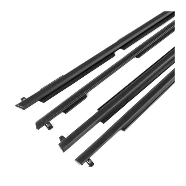 商品名:  4Pcs Car Front &amp; Rear Outer Window Glass Seal Belt Trim Sealing Strips Rubber Weatherstrip Compatible For Toyo...