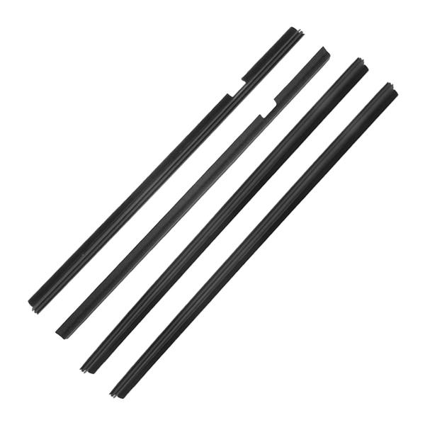 商品名:  One Set Outer External Window Glass Rubber Waist Seal Strip Rear + Front + Right + Left Compatible For Land Rover ...