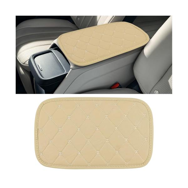 商品名:  HZEL Car Center Console Cover, Leather Waterproof Automobile Armrest Seat Box Cushion Pad, Comfortable Vehicle Int...