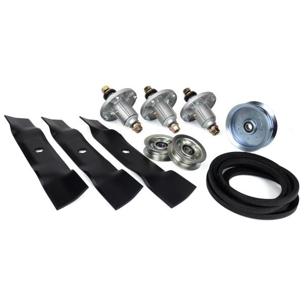 商品名:  Deck Rebuild Kit for John Deere 48" Spindles Blades Pulleys Belt GY21098 GY20852 GY22172 GY20110 GX21833ブランド: Mowe...