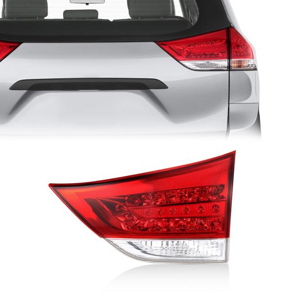 商品名:  Partzer Tail Light Compatible with 2011-2014 Toyota Sienna Rear Halogen Lamp Right Passenger Side w/o bulb, Replac...
