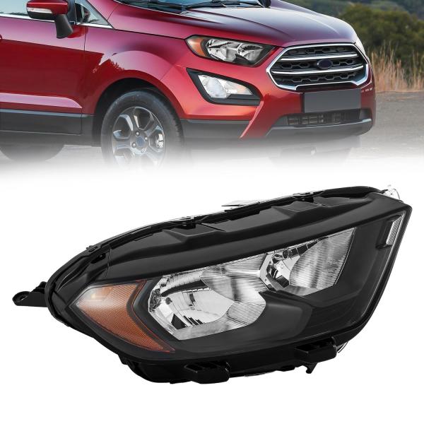 商品名:  Partzer Halogen Headlight Compatible with 2018-2022 Ford EcoSport S SE SES Titanium Replacement for GN1Z13008AD FO...