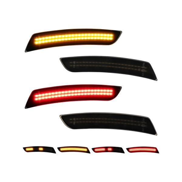商品名:  Dynamic LED Side Marker Lights for Chevy Camaro 2016 2017 2018 2019 2020 2021 2022 2023, 6th Gen Camaro Amber Red ...