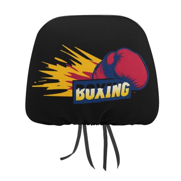 商品名:  Boxing Car Headrest Seat Cover Accessories Headrests Covers Protector Universal Fit to All Model 2 PCSブランド: Generi...