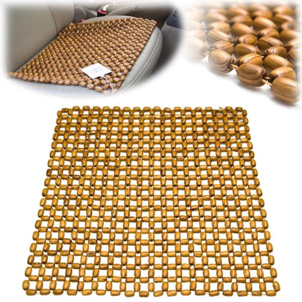 商品名:  Natural Wood Beaded Auto Car Seat Bead Cover,Breathable Massaging Cooling Cushion,Seats Pad Breathable Wooden Bead...