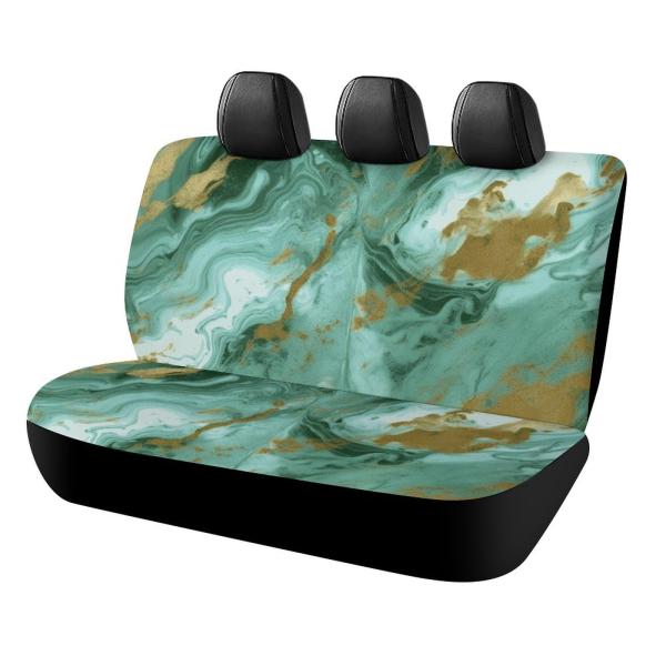 商品名:  KLWQR Green Gold Marble Back Seat Cover Dust and Scratch Proof Rear Car Seat Cushion Waterproof Car Bench Seat Cov...