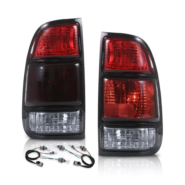 商品名:  PIT66 Tail Lights Compatible with Toyota Tundra 2-Door Regular Cab 2000-2004 Not Fit Models w/Stepside Beds Tail L...