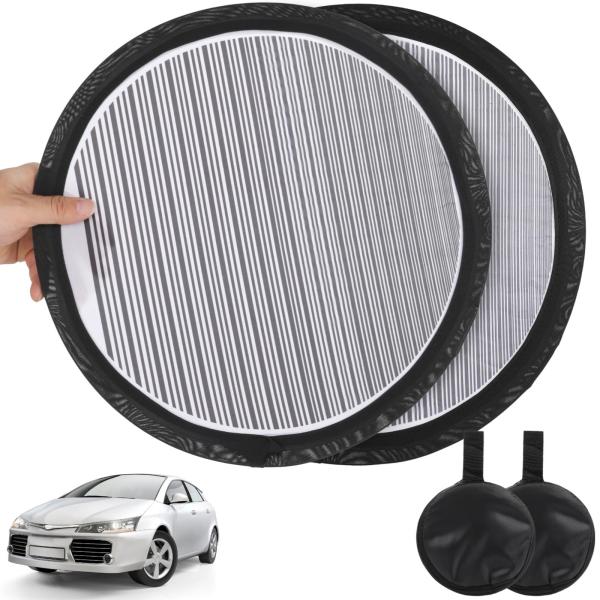 商品名:  2-Pack Flexible Car Dent Detection Boards With Striped Reflector And Storage Bag, Foldable Panel For Scratches And...