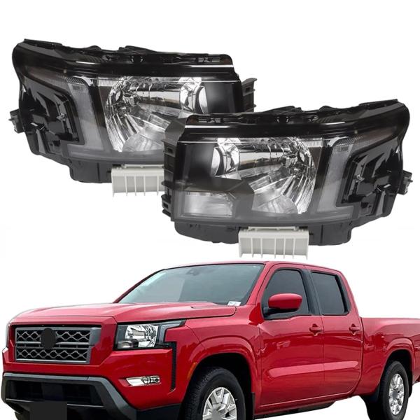 商品名:  Fa facundo Halogen Headlights Replacement for 2022-2025 Nissan Frontier - Direct Plug &amp; Play Headlight Assembl...