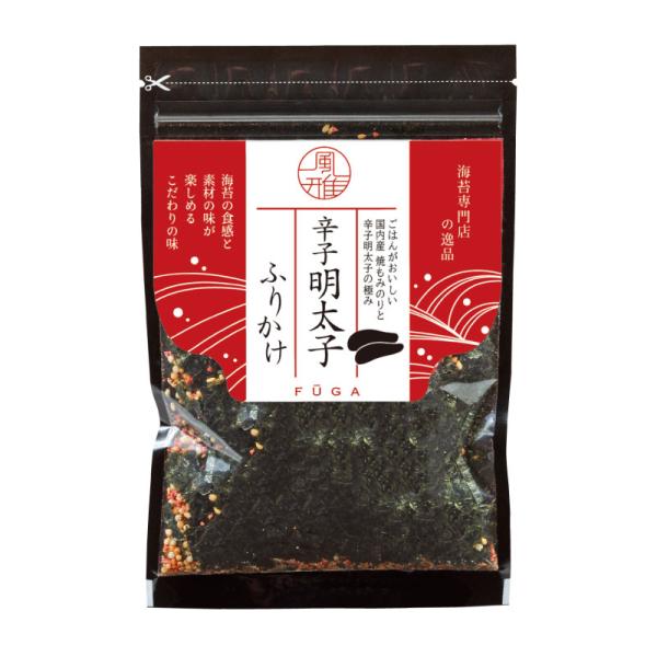 ピリリと辛い明太子がごはんの上を鮮やかに彩ります。一度食べたらクセになる旨辛ふりかけです。国内産の焼もみのりとフリーズドライの辛子明太子をたっぷり使用しました。内容量40g原材料名辛子明太子風味顆粒（乳糖、食塩、コーンスターチ、砂糖、その他...